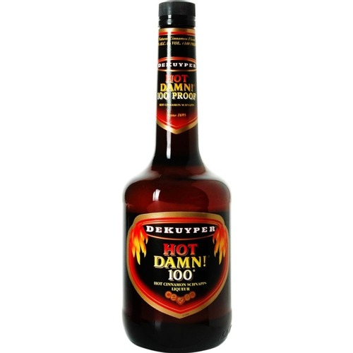 Dekuyper Hot Damn 100 Hot Cinnamon Schnapps
